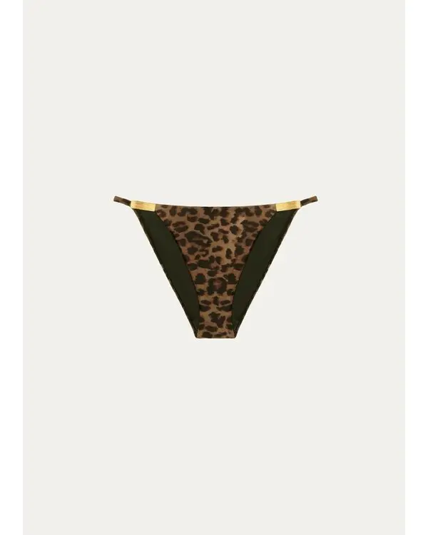 VIX PAULA HERMANNY Tammy Leopard Bikini Bottoms