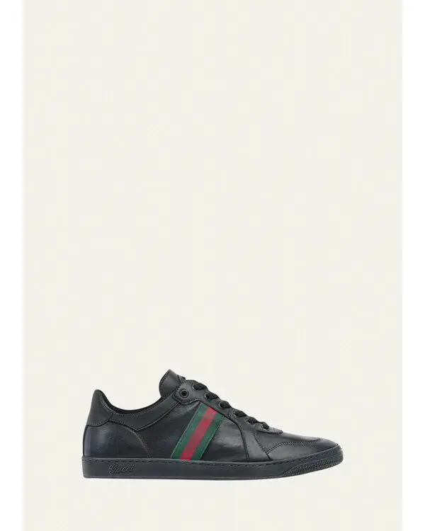 Gucci Coda Leather Low-top Sneakers