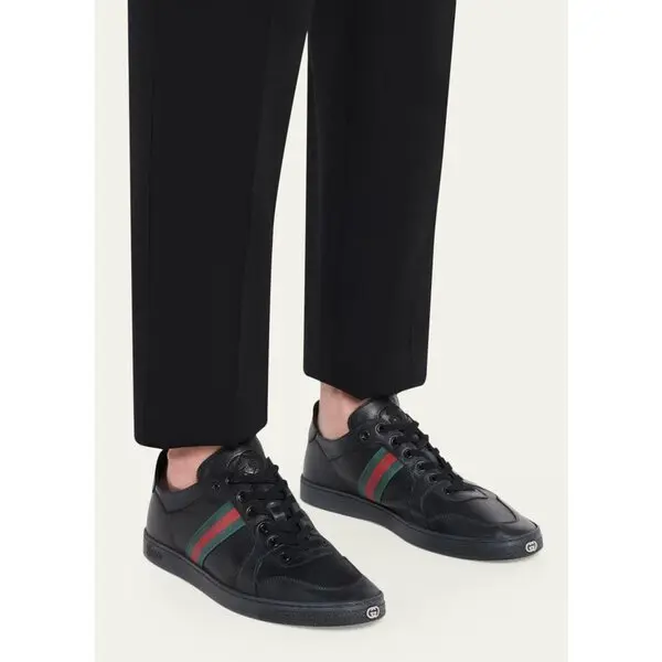 Gucci Coda Leather Low-top Sneakers
