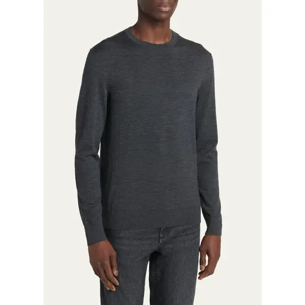 Zegna Trofeo Wool Crewneck Sweater