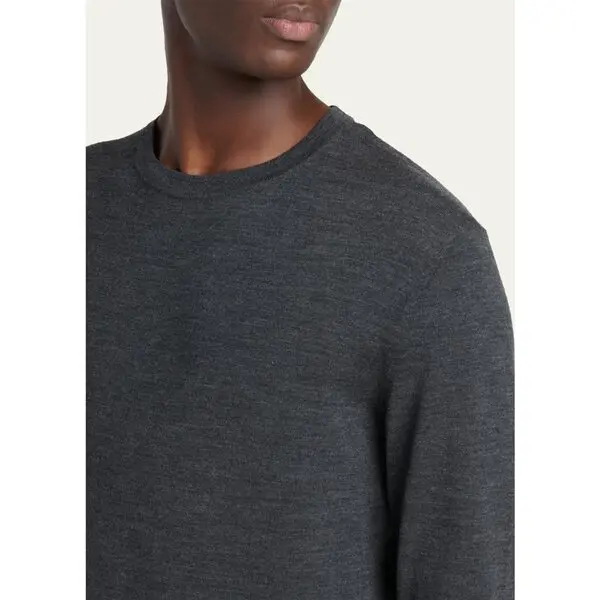 Zegna Trofeo Wool Crewneck Sweater
