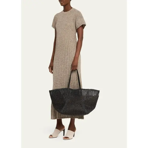 Brunello Cucinelli Bc Duo Techno Raffia Tote Bag