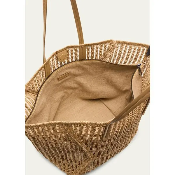 Brunello Cucinelli Bc Duo Techno Raffia Tote Bag
