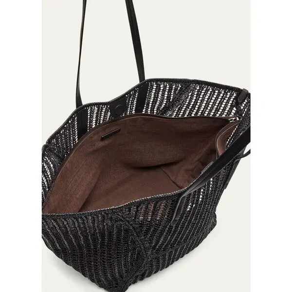 Brunello Cucinelli Bc Duo Techno Raffia Tote Bag