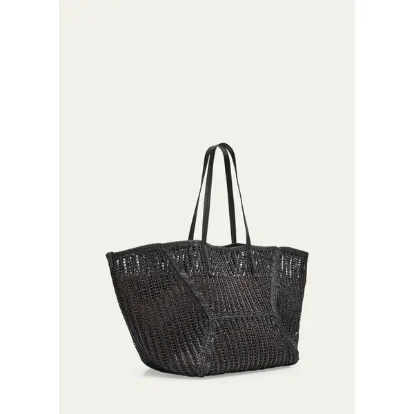 Brunello Cucinelli Bc Duo Techno Raffia Tote Bag