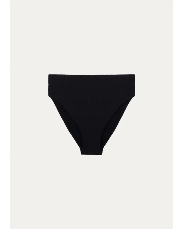 VIX PAULA HERMANNY Bela High-waist Bikini Bottoms - Black