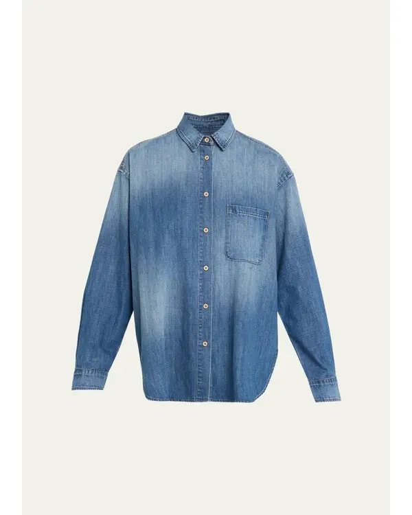 JAMIE HALLER The Essential Denim Shirt