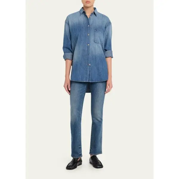JAMIE HALLER The Essential Denim Shirt