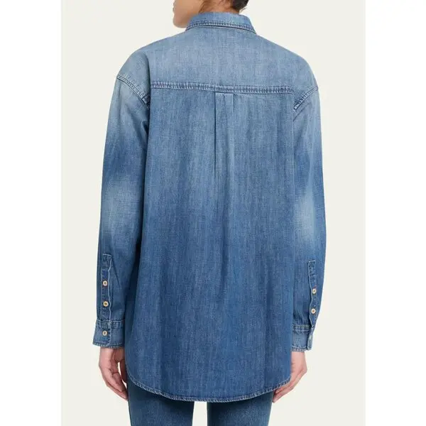 JAMIE HALLER The Essential Denim Shirt
