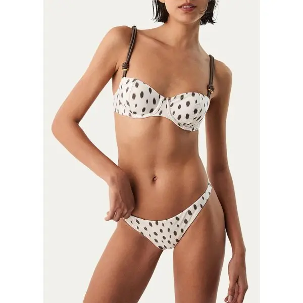 VIX PAULA HERMANNY Gal Mel Polka-dot Bikini Top