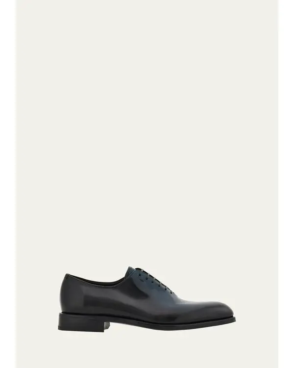FERRAGAMO Angiolo Tramezza Gradient Leather Oxford Shoes