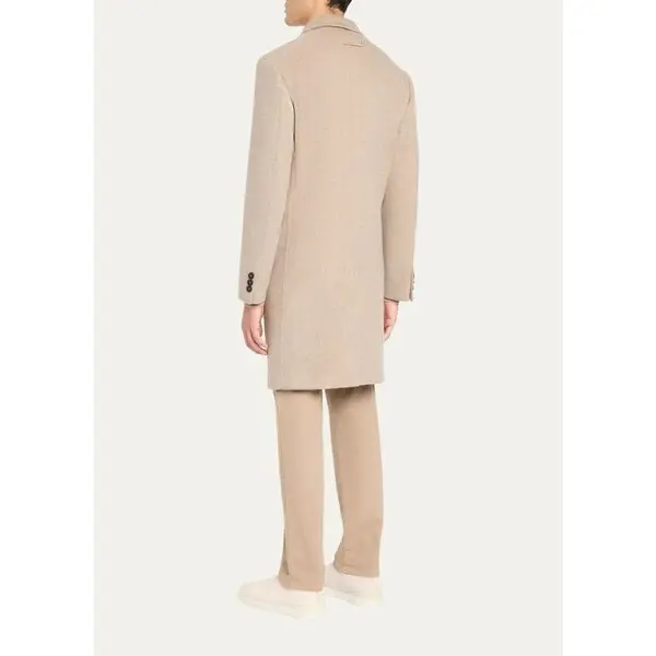 Zegna Cashmere Single-breasted Overcoat