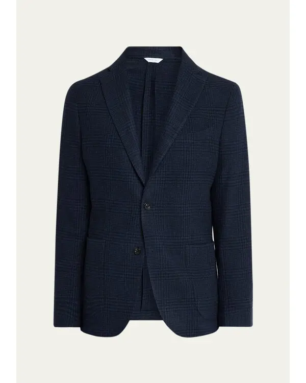 Boglioli Wool And Cashmere Plaid Sport Coat