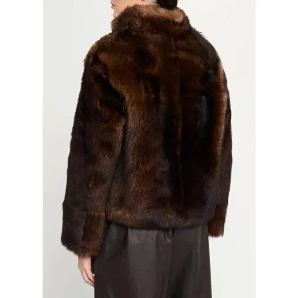 YVES SALOMON Lamb Shearling Short Coat