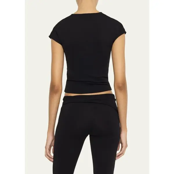 FRAME X Alexandra Leclerc The Casino Top - Black