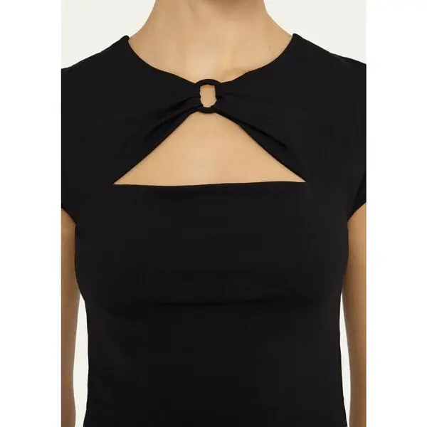 FRAME X Alexandra Leclerc The Casino Top - Black