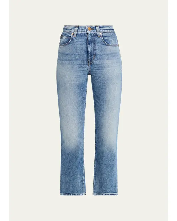 JAMIE HALLER The Kenickie Kickflare Crop Jeans