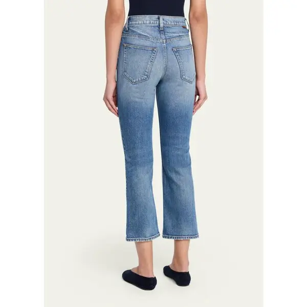 JAMIE HALLER The Kenickie Kickflare Crop Jeans