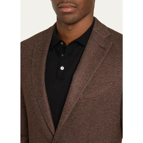 Boglioli K-jacket Silk And Cashmere Jersey Knit Sport Coat