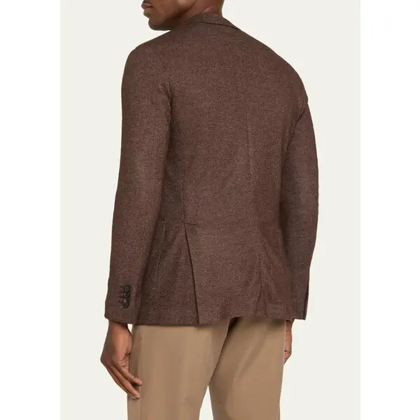 Boglioli K-jacket Silk And Cashmere Jersey Knit Sport Coat
