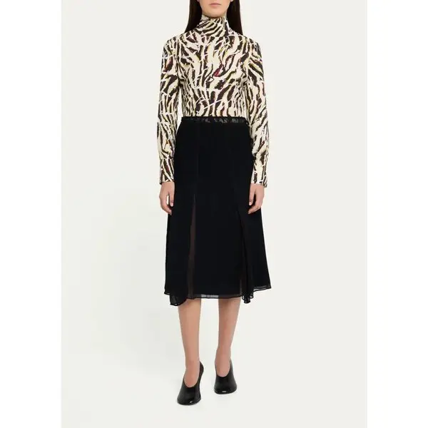 Proenza Schouler White Label Ansel Printed Top