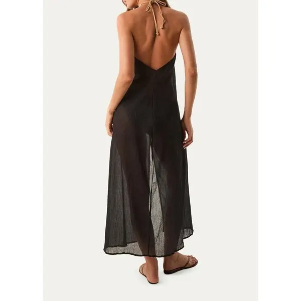 VIX PAULA HERMANNY Cloe Cotton Long Cover-up Dress