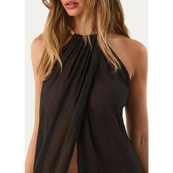 VIX PAULA HERMANNY Cloe Cotton Long Cover-up Dress