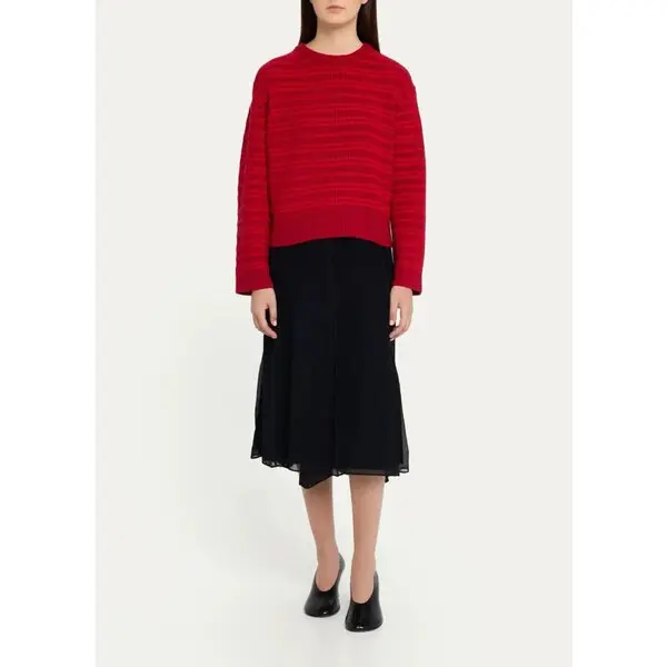 Proenza Schouler White Label Pandora Striped Wool-blend Sweater