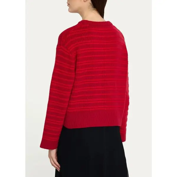 Proenza Schouler White Label Pandora Striped Wool-blend Sweater