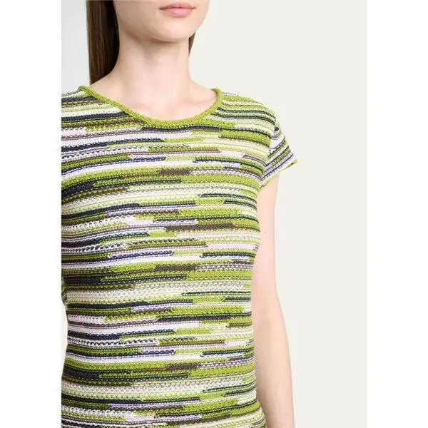 Proenza Schouler White Label Veya Textured Knit Tee