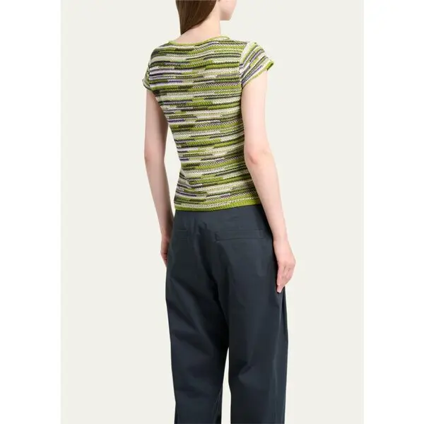 Proenza Schouler White Label Veya Textured Knit Tee