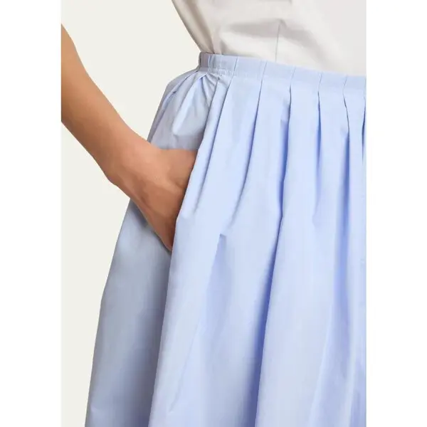 Proenza Schouler White Label Austin A-line Technical Cotton Skirt