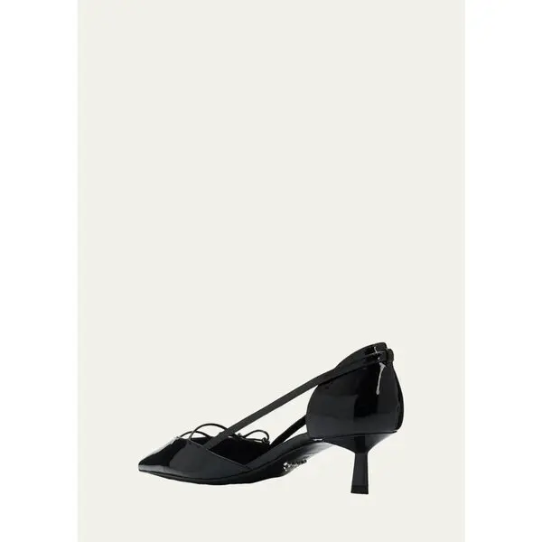 Prada 55mm Patent Leather Pumps - Nero