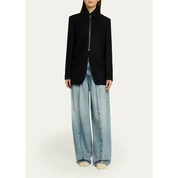 MAISON MARGIELA Zip-front Longline Blazer