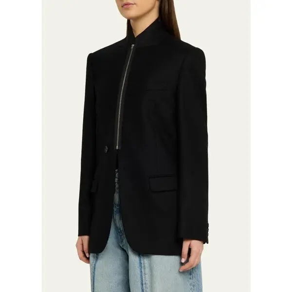 MAISON MARGIELA Zip-front Longline Blazer