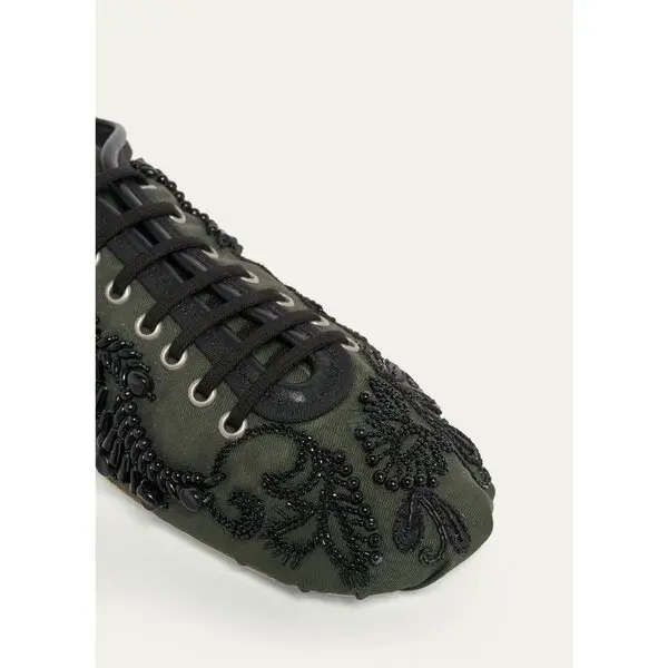 Dries Van Noten Embroidered Ballerina Sneakers