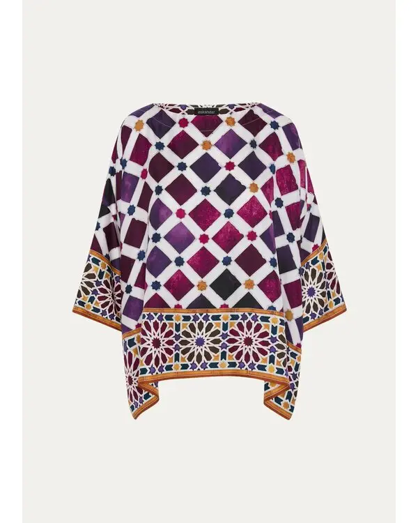 Eskandar Wide Bateau Neck T-shirt Mid Plus Length