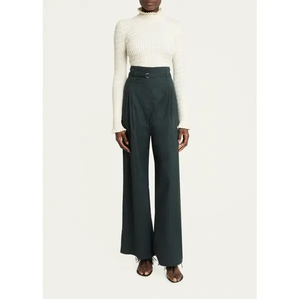 Proenza Schouler White Label Juniper Textured High-neck Sweater