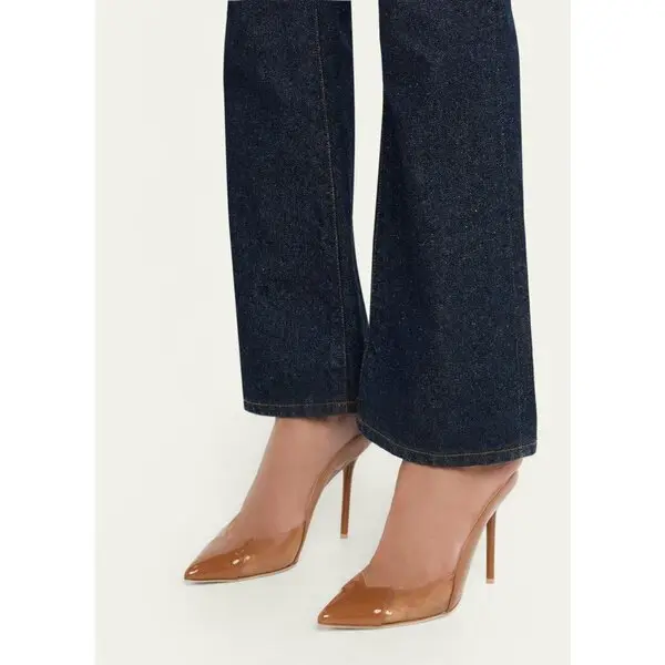 MALONE SOULIERS 100mm Malia Pvc And Patent Leather Pumps