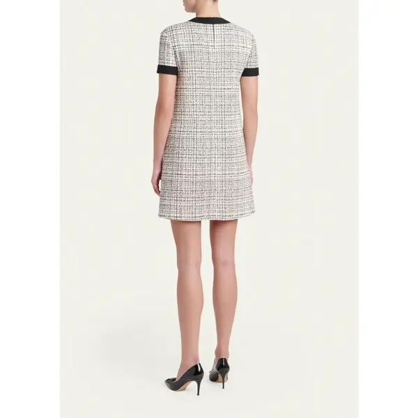 Valentino Garavani Tweed Mini Dress - Vanilla