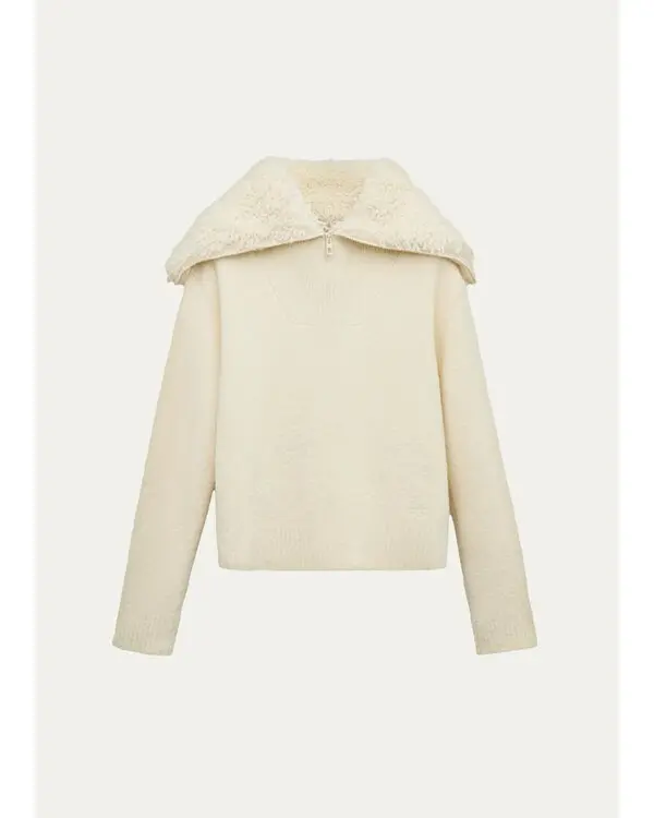 Loewe Knit Zip-up Sweater