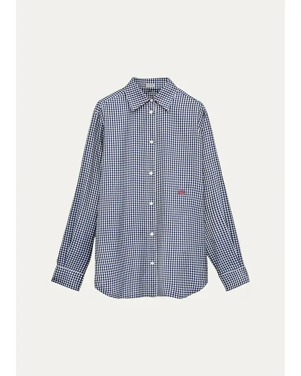 Loewe Gingham Button-front Shirt