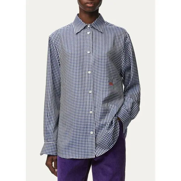 Loewe Gingham Button-front Shirt