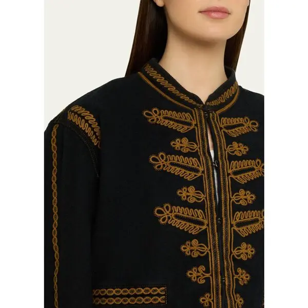 Isabel Marant Étoile Emalia Embroidered Military-style Jacket