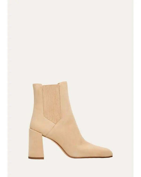 Gabriela Hearst Luke 90mm Suede Ankle Boots - Camel