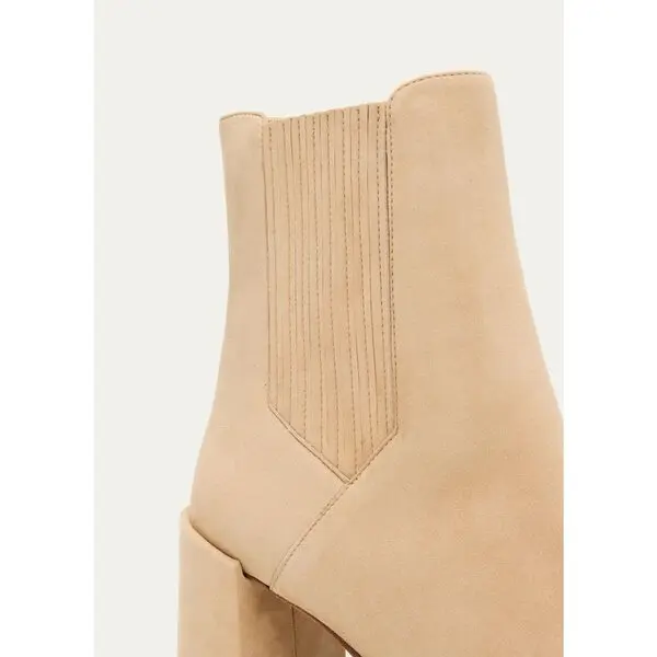 Gabriela Hearst Luke 90mm Suede Ankle Boots - Camel