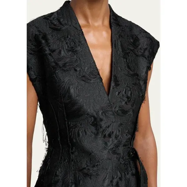 Proenza Schouler Cindle Chrysanthemum Jacquard Vest