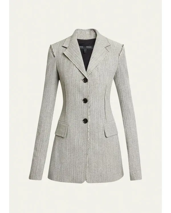 Proenza Schouler Lorenza Deconstructed Static Suiting Jacket