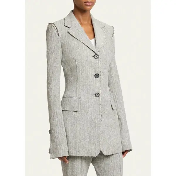 Proenza Schouler Lorenza Deconstructed Static Suiting Jacket
