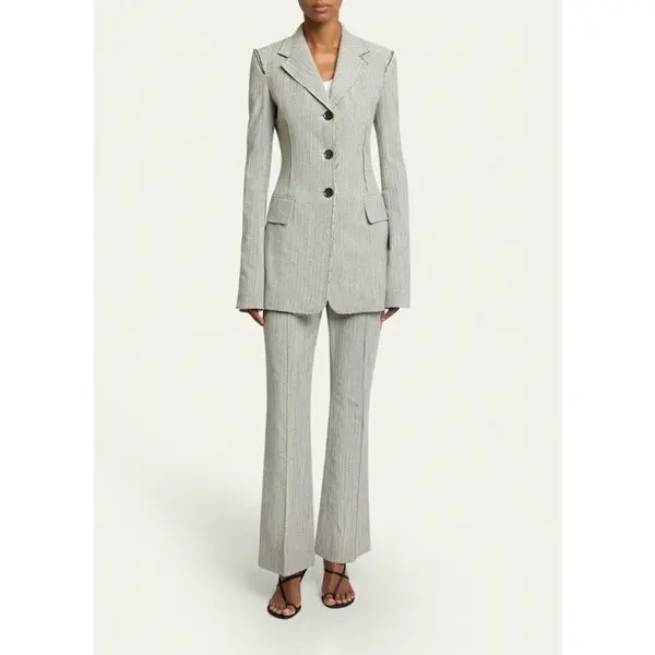 Proenza Schouler Lorenza Deconstructed Static Suiting Jacket